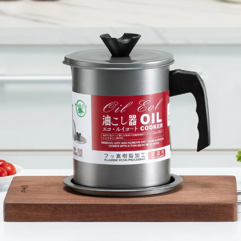 Adkartz™ Stainless Steel Oil Stainer Pot